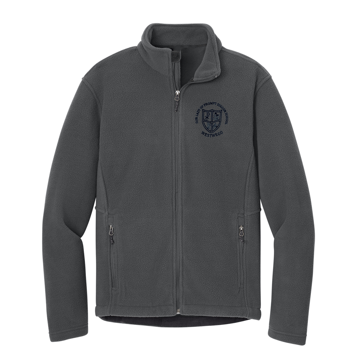 OLPS Grey Fleece Jacket - Logo Express Uniforms