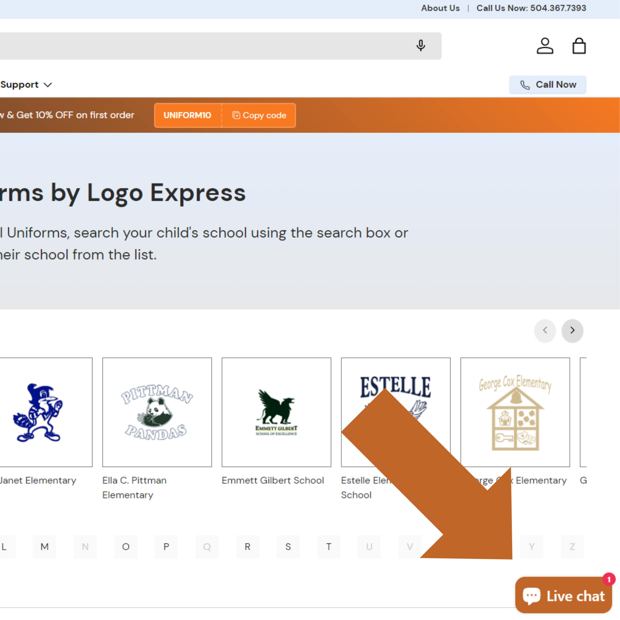 Chat With Us – Logo Express Uniforms